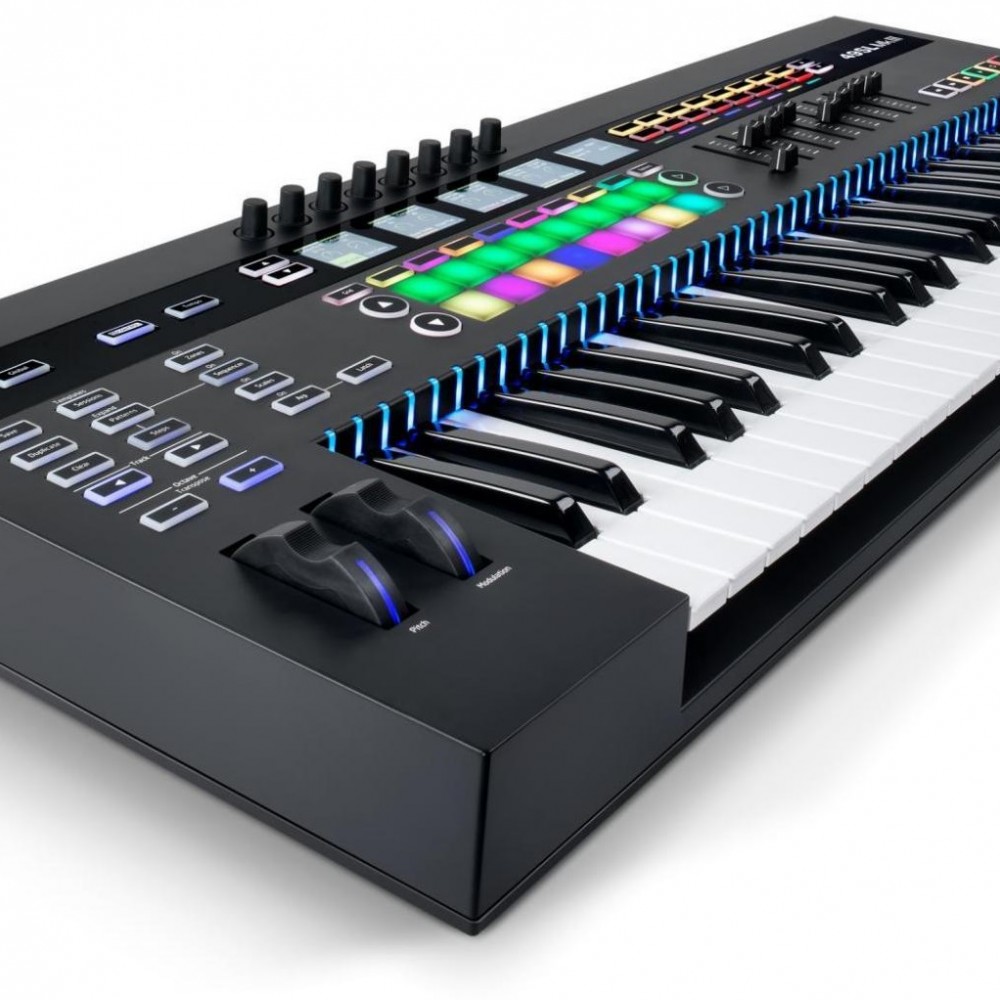 Novation 49SL MKIII USB, MIDI & CV Keyboard Sequencer - Elevator Sound Novation 49SL MKIII USB, MIDI & CV Keyboard Sequencer - Elevator Sound